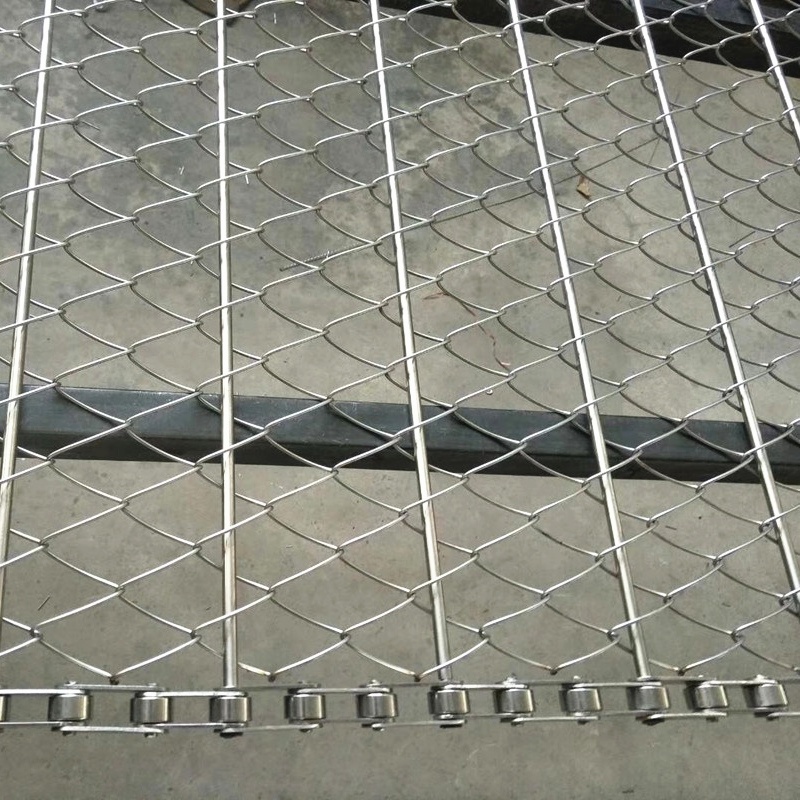 Chain Drive Heat Treatment SS304 12mm Rod Wire Conveyor Belt China ...